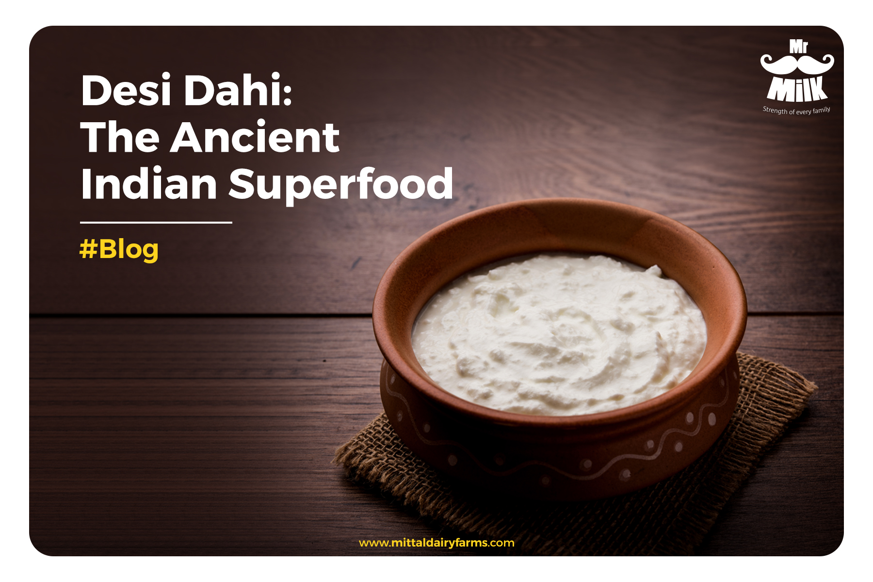 A2 Desi Cow Dahi- An Ancient Indian Superfood| Mr Milk